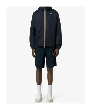 K-WAY Packable Hooded Jacket - Black