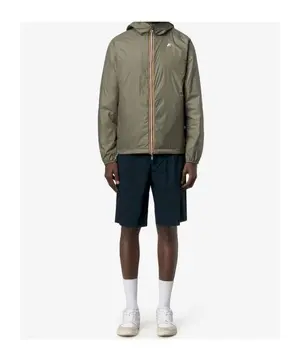 K-WAY Packable Hooded Jacket - Black