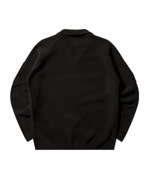 C.P. COMPANY Polo Collar Lens Knitted Sweater