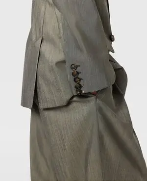 Stella McCartney Pleated Wool-blend Straight-leg Pants