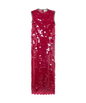 16Arlington Tovia Sequined Stretch-tulle Midi Dress