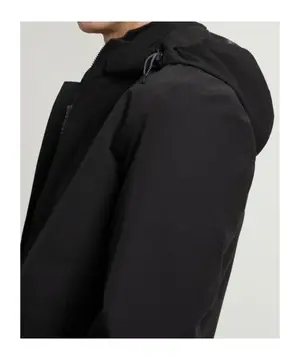 Woolrich Softshell Zip-up Hooded Jacket - Black