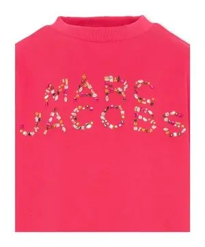 Marc Jacobs Embellished Logo T-shirt Dress