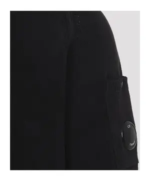 C.P. COMPANY Long-sleeved Crewneck Jumper - Black