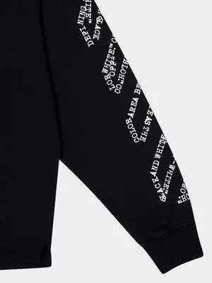 Off-White Drawstring Hoodie - Black