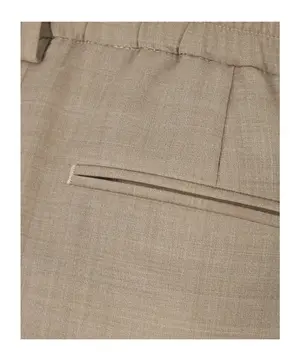 PT TORINO Pleated Front Panel Trousers