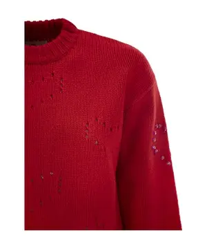 MC2 SAINT BARTH Danya Heart Pattern Knitwear