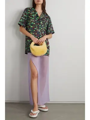 Dries Van Noten Camouflage Print Shirt