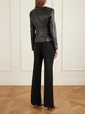 Staud Wells Leather Jacket