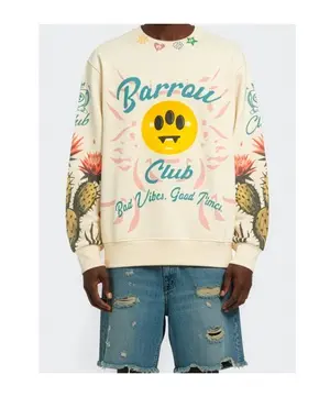 BARROW Club Cactus Print Sweatshirt