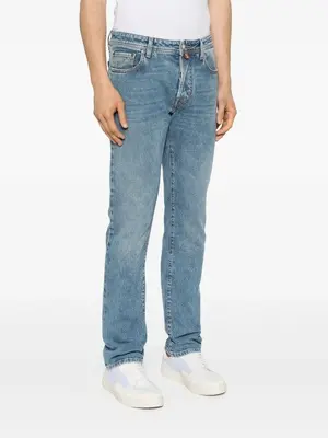 Jacob Cohen Button-up Jeans With Classic Five-pocket Design