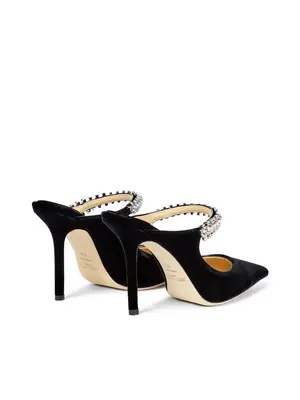 JIMMY CHOO Bing 100mm Pointed Mules - Black