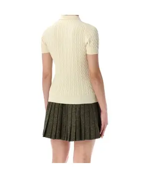 Dior Short Sleeve Polo Sweater - No