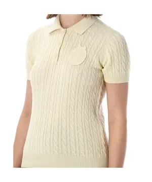 Dior Short Sleeve Polo Sweater - No