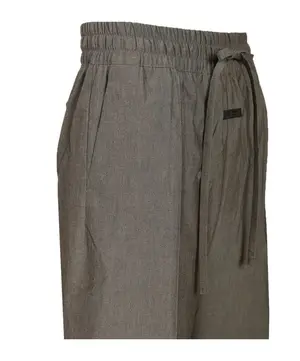 Fear Of God Wide-leg Drawstring Pants - Grey