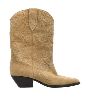 Isabel Marant Étoile Duerto Embossed Ankle Boots - Beige