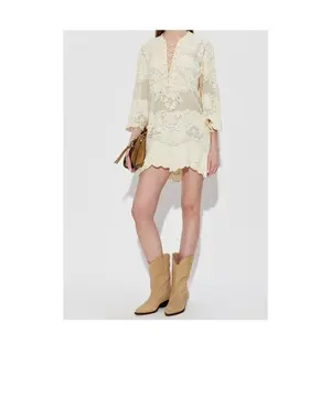 Isabel Marant Étoile Duerto Embossed Ankle Boots - Beige