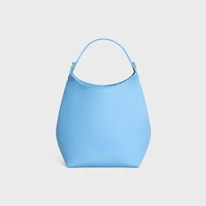 Celine Small Hobo Bag In Supple Smooth Calfskin - Blue