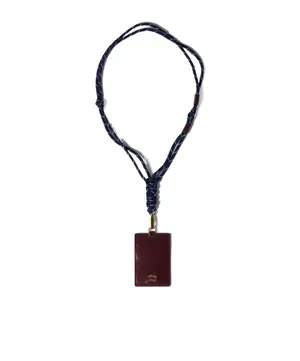 Miu Miu Leather Card Holder - Brown