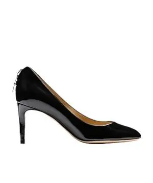 FERRAGAMO Shallow High-heeled Pumps With Zip Detailing