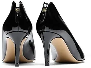 FERRAGAMO Shallow High-heeled Pumps With Zip Detailing