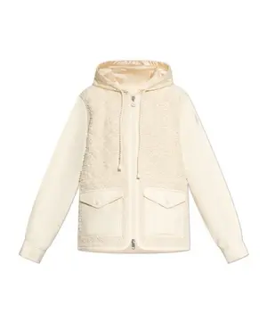 Moncler Erable Zip-up Hooded Jacket - White