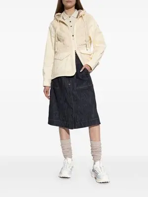 Moncler Erable Zip-up Hooded Jacket - White