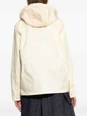 Moncler Erable Zip-up Hooded Jacket - White