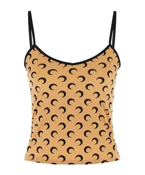 MARINE SERRE Moon Print Sleeveless Top - No