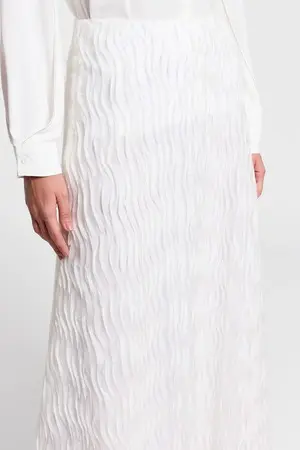 Peserico Ruffled Midi Skirt