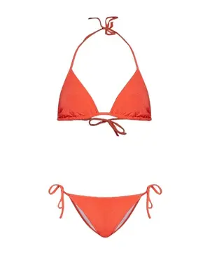 Balmain Two Piece Swimsuit Orange