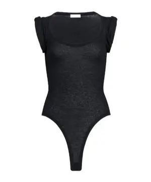 Alaïa Ribbed Jersey Bodysuit