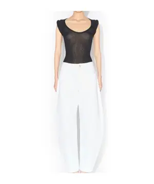 Alaïa Ribbed Jersey Bodysuit