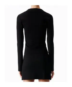 Alexander Wang Long-sleeve Polo Collar Blouse