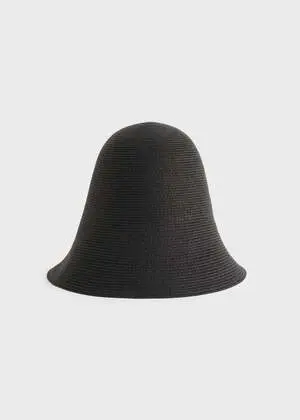 TOTEME Woven Sun Hat - Black