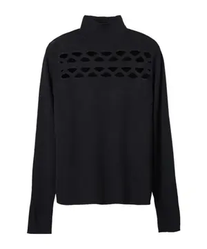 Chloé High Neck Pullover With Cut-out Detail - No