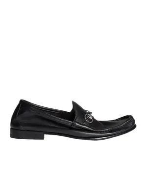 Gucci Lugano Horsebit Loafers - Black