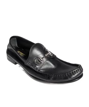Gucci Lugano Horsebit Loafers - Black