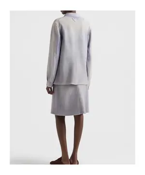 Prada Button-up Caban Jacket - Gray