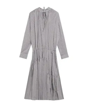 Dries Van Noten Tie Neck Dresses