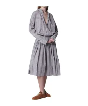 Dries Van Noten Striped Shirt Dress - No