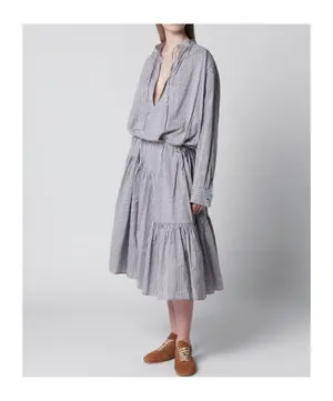 Dries Van Noten Striped Shirt Dress - No