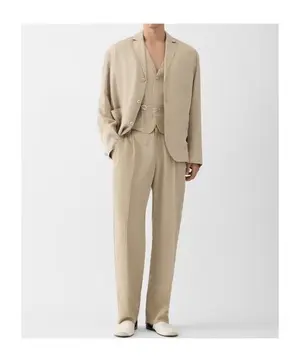 Jacquemus Pleated Straight-leg Trousers