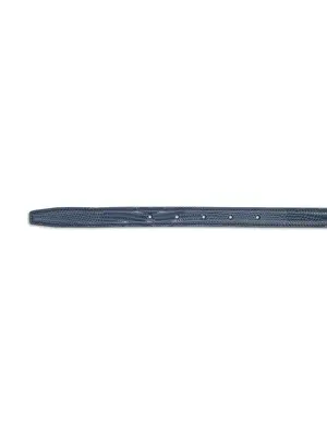 Celine Triomphe Belt 18mm In Lizard - Blue