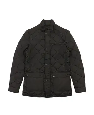 FERRAGAMO Quilted Cotton Jacket - Black
