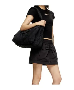 DIESEL® Quilted Shoulder Bag With Chain Detail