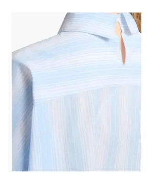 Marni Striped Curved Oversized Shirt