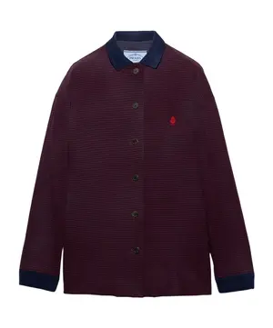 Prada Striped Blouson Jacket - Black