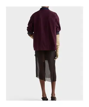 Prada Striped Blouson Jacket - Black
