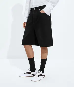 Bottega Veneta Wide-leg Denim Shorts